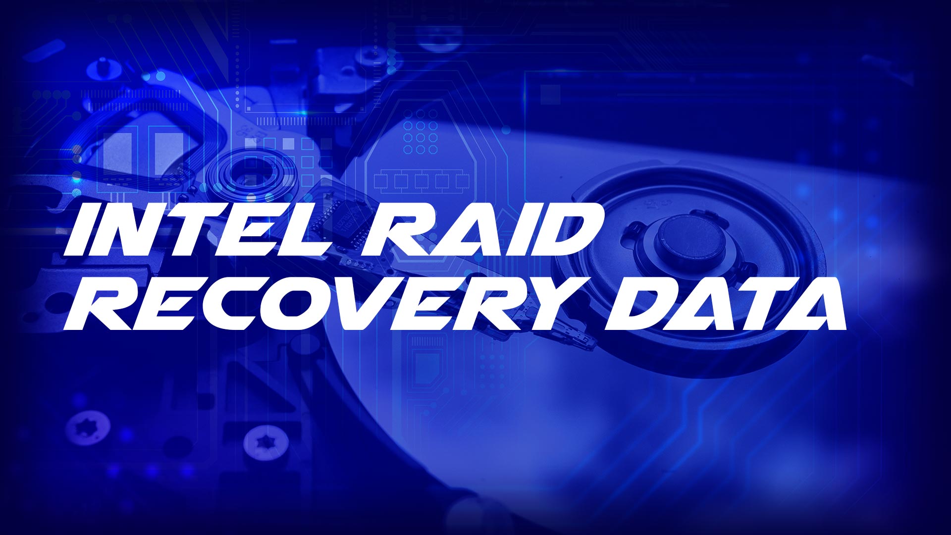 Intel RAID recovery data - Dataretrieval - Data Recovery